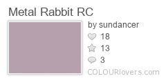 Color / B6A0AD / Metal Rabbit RC :: COLOURlovers