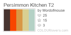 Palette / Persimmon Kitchen T2 :: COLOURlovers