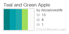 Palette / Teal and Green Apple :: COLOURlovers