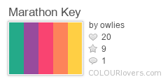 Palette / Marathon Key :: COLOURlovers